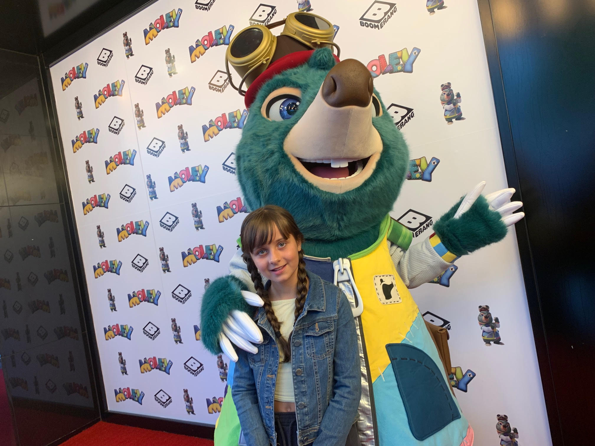 Bex at the Moley World Premiere