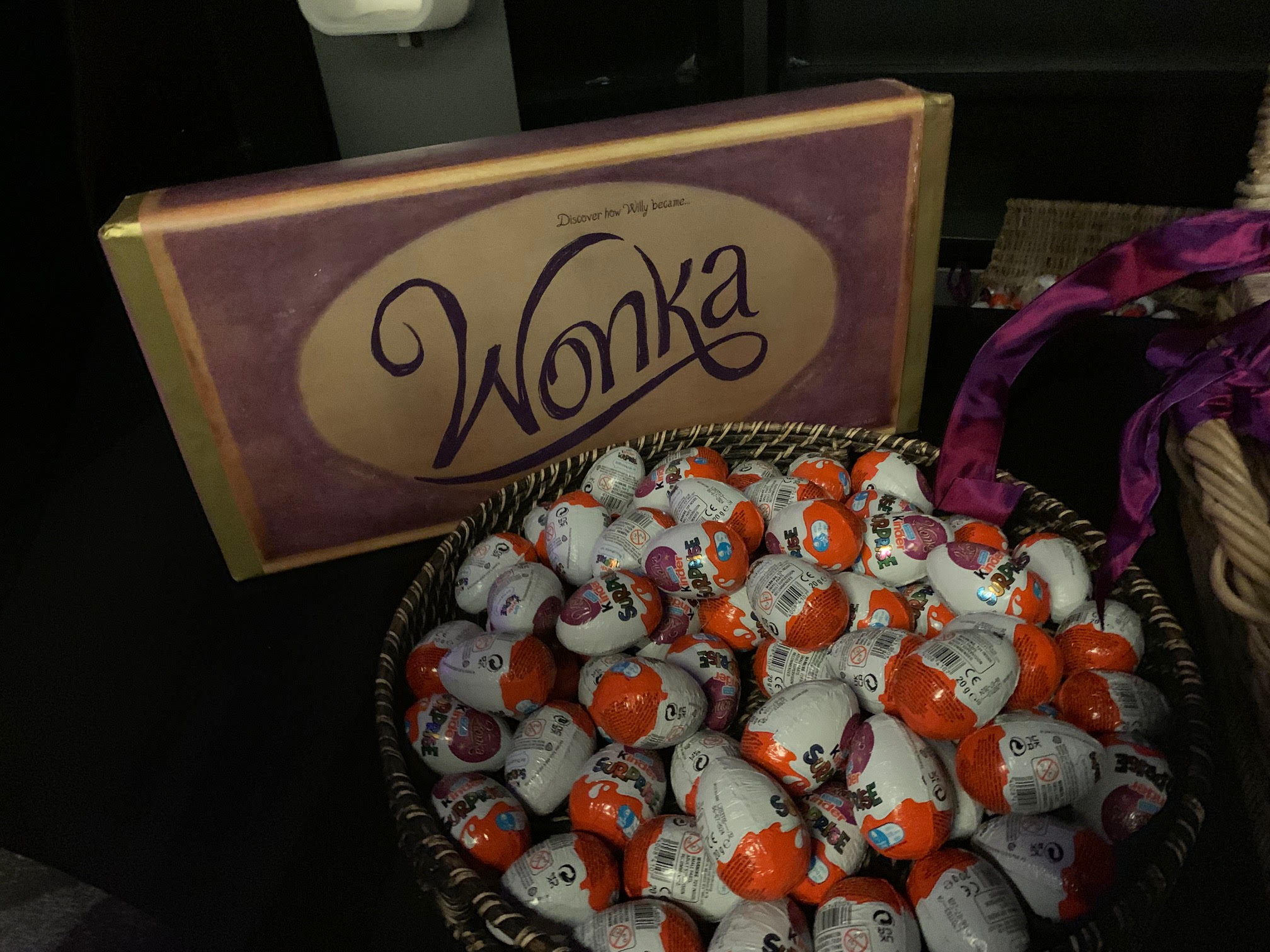 Bex and Jess at the Wonka Family Screening!!!