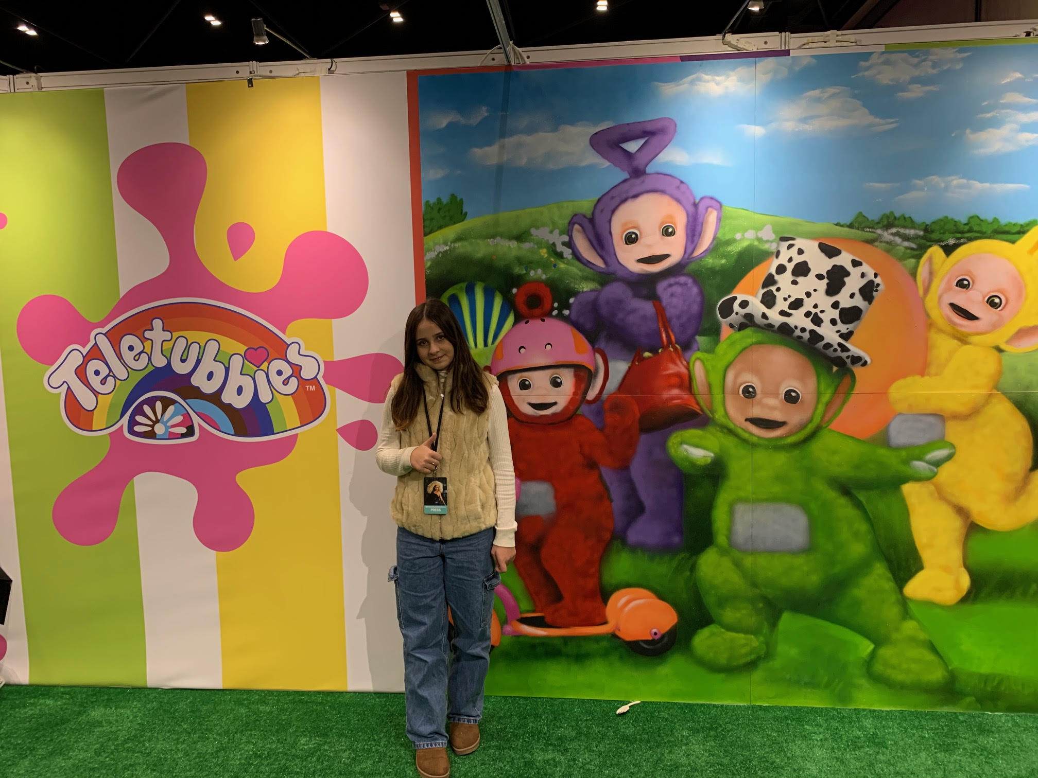 Bex at RuPaul’s DragCon Family Day 2024 with the Legendary Teletubbies!!!