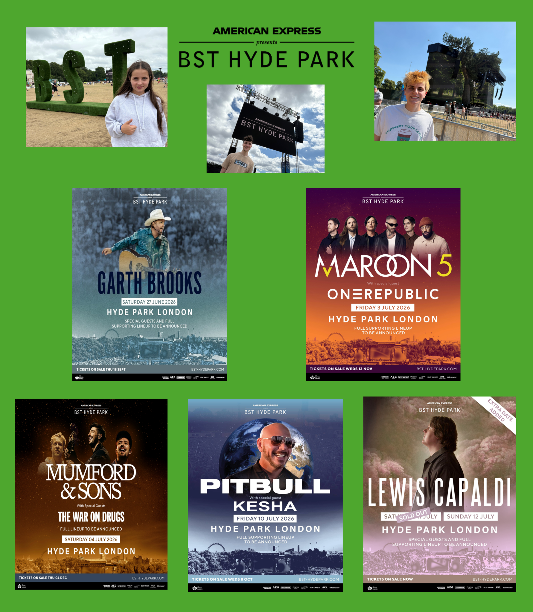 American Express Presents BST Hyde Park 2026!!!